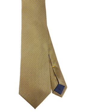 Corbata Scappino regular de seda estampado microprint para hombre