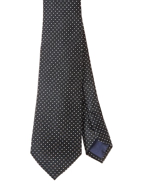 Corbata Scappino regular de seda estampado microprint para hombre